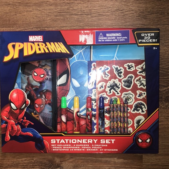 Marvel | Toys | Marvelspiderman Superhero Stationery Set | Poshmark